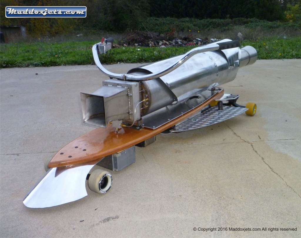 Pulsejet Powered Skateboard – Maddoxjets